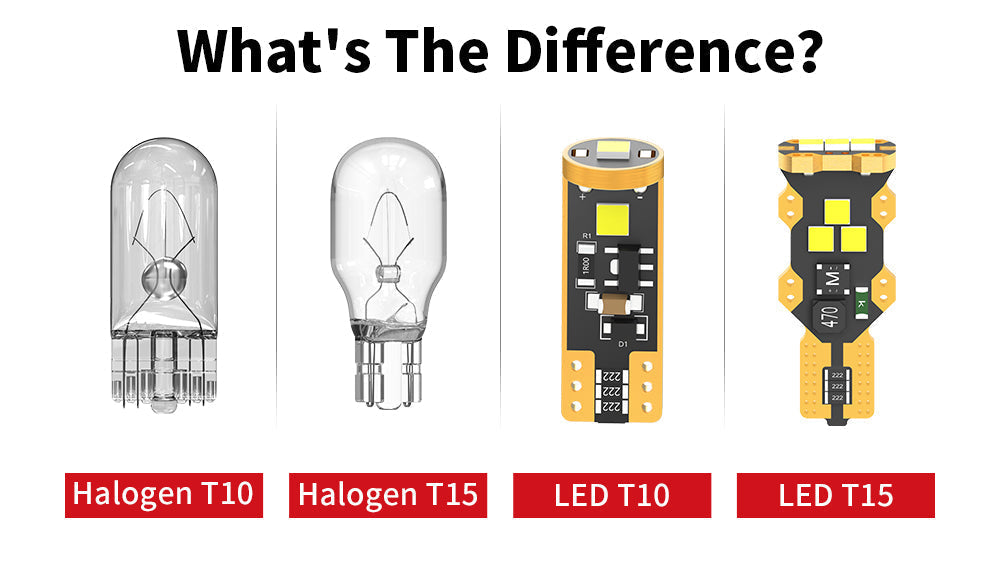 What's the Difference between T10 and T15 Bulbs? – Lasfit®