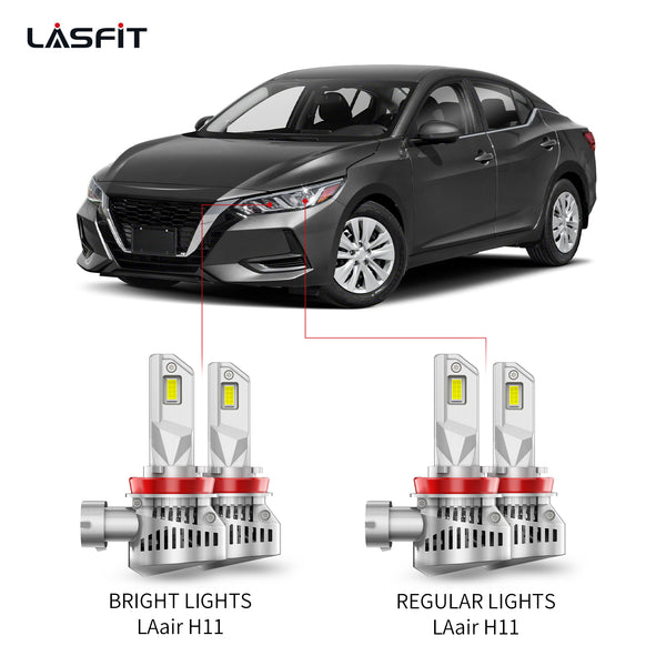 2020-2024 Nissan Sentra S SV LED Bulbs H11 H9 - Upgraded Series