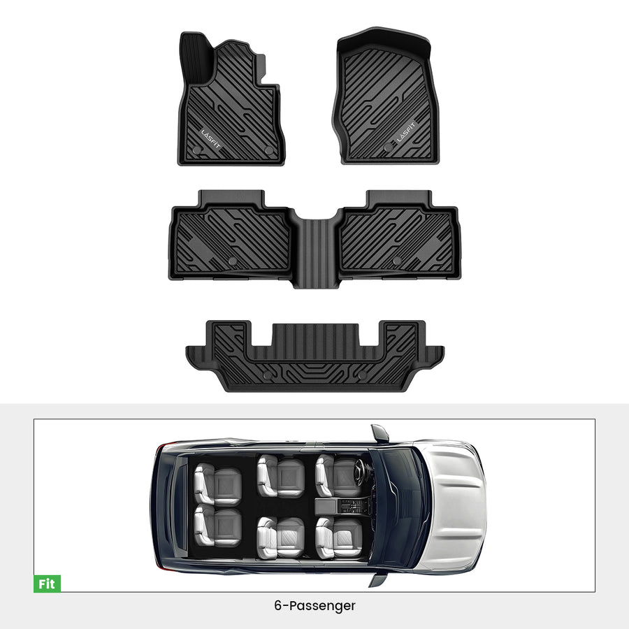 Ford Explorer Floor Mats - Custom Fit, All-Weather, Eco-friendly TPE ...