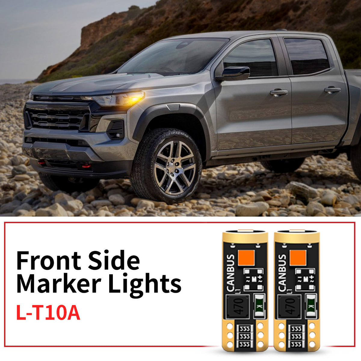 Fit for 2023-2024 Chevrolet Colorado LED Bulbs Interior Exterior Light