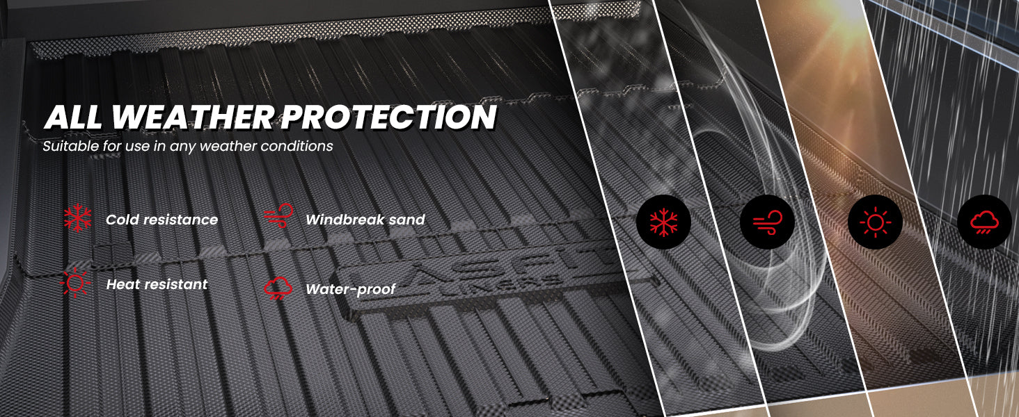 Fit for 2023-2025 Tesla Cybertruck Heavy Duty Truck Bed Mat