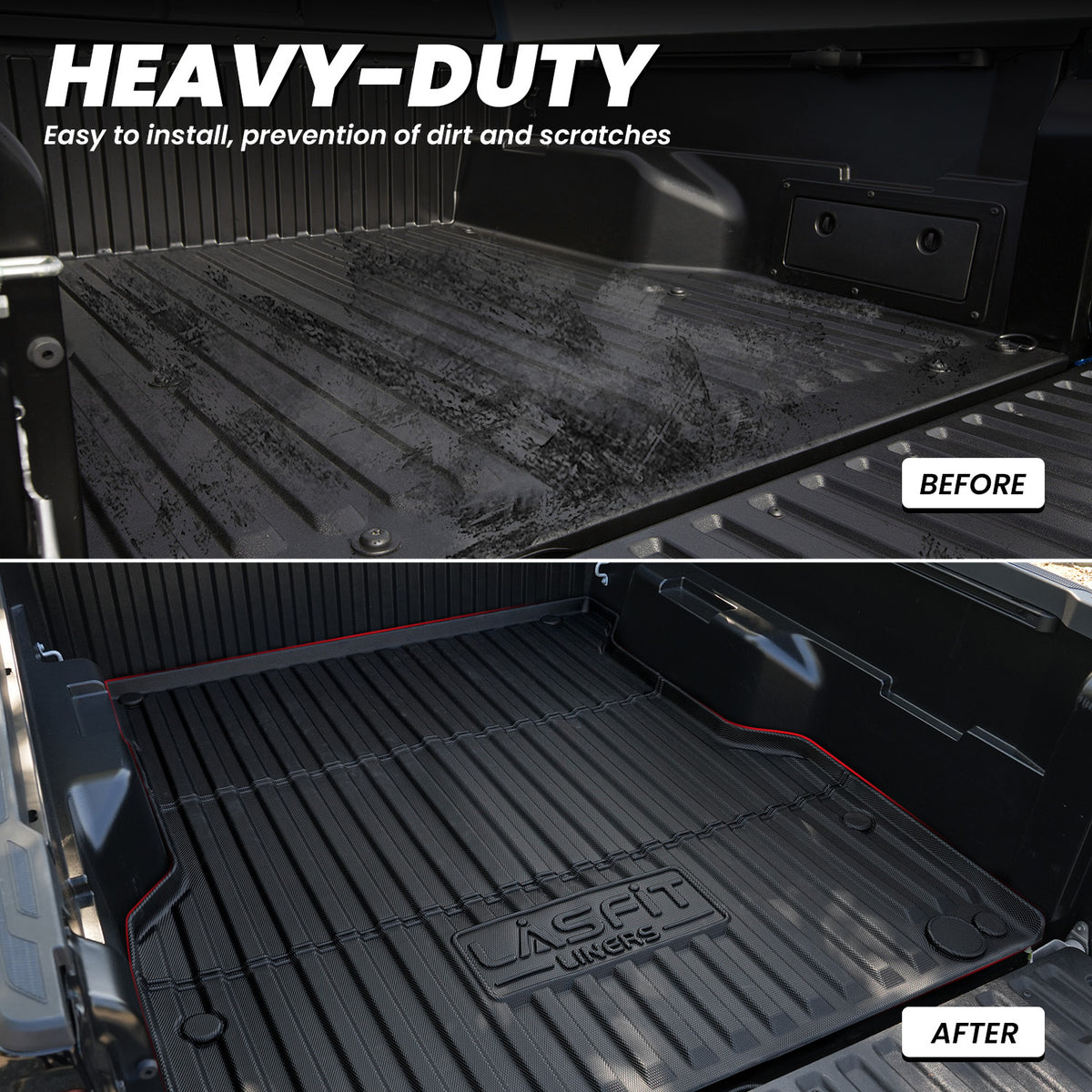 Fit for Toyota Tacoma 2024 5FT/6FT Custom Truck Bed Mat