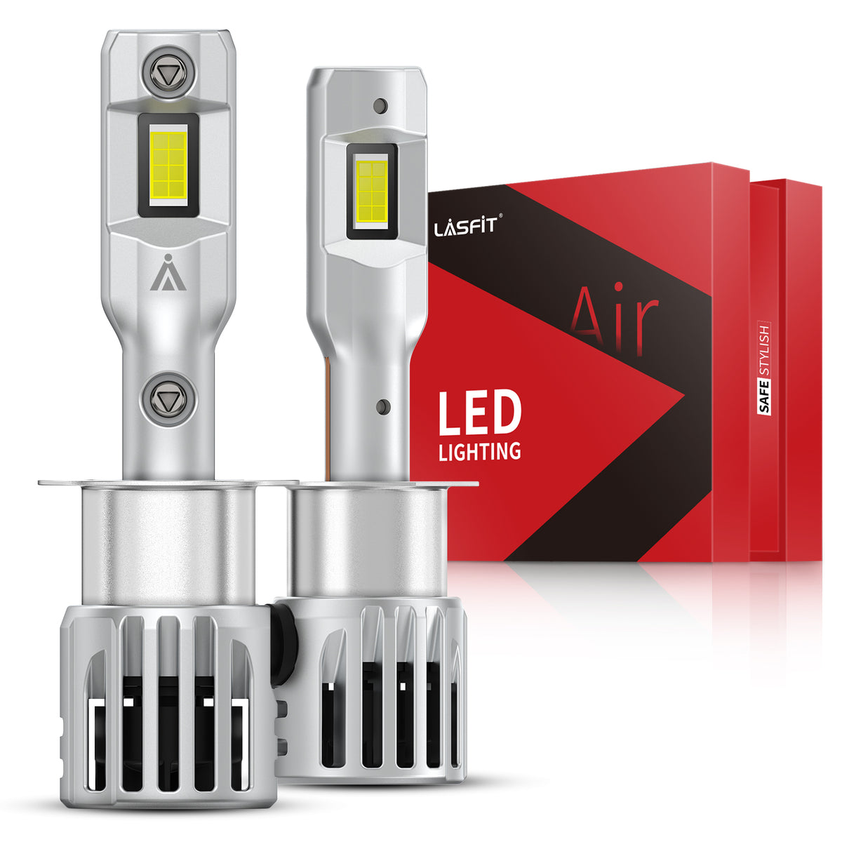 60W H1 LC Air Series | 6,000LM 6000K LED Bulbs – Lasfit®