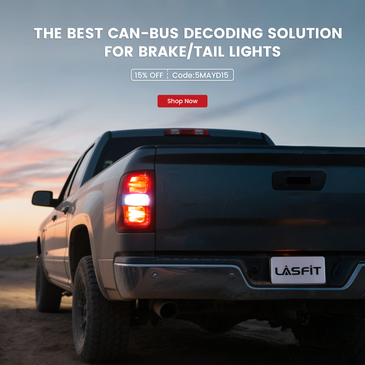 Lasfit LED Brake Tail Lights | Error Free & No Flicker & High ...