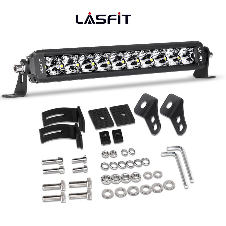 LASFIT Off-Road LED Light Bars 12 22 32 42 52 Inch Spot Flood Combo Si ...
