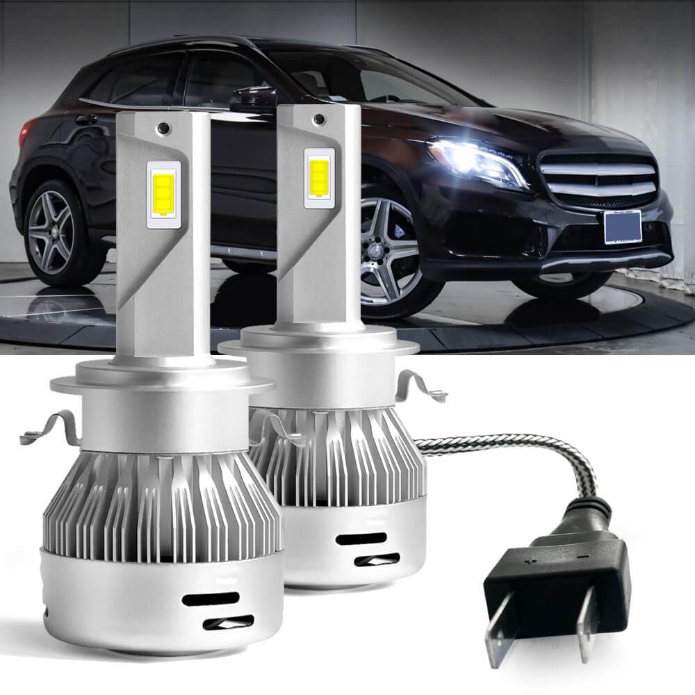 2016-2019 Mercedes GLA 250 Custom LED Bulbs | Custom H7 LED bulbs ...