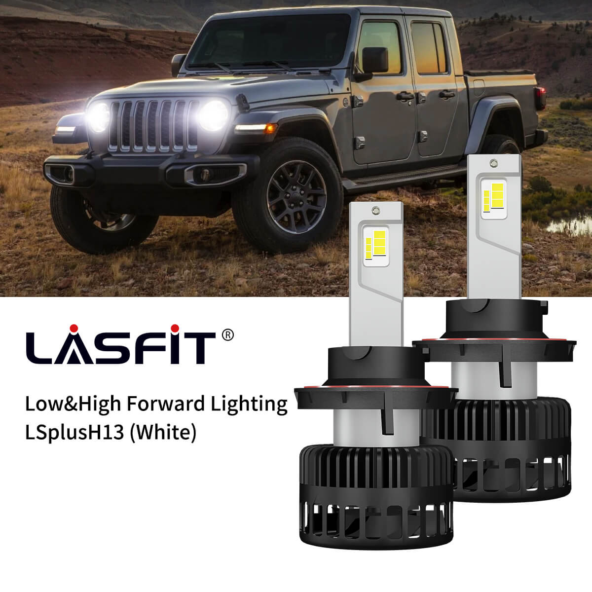 2019-2023 Jeep Gladiator LED Light Bulbs｜Lasfit