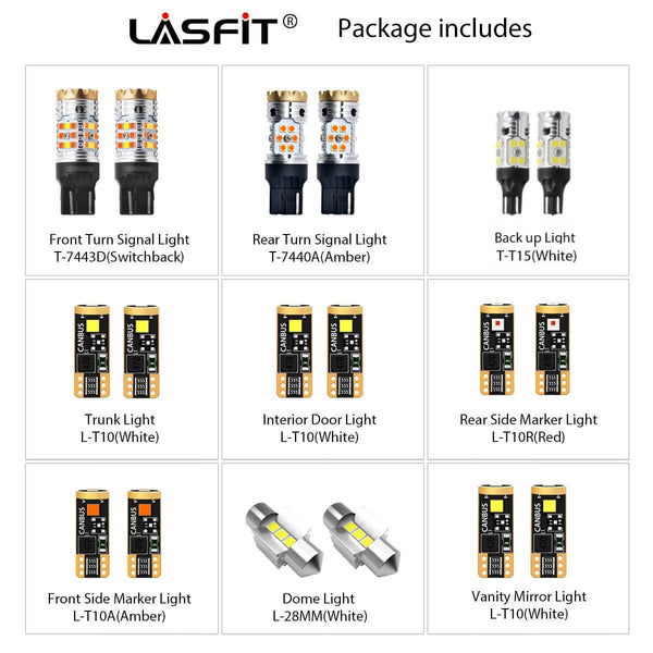 2018-2023 Toyota Camry LED Bulbs Replacement｜Lasfit