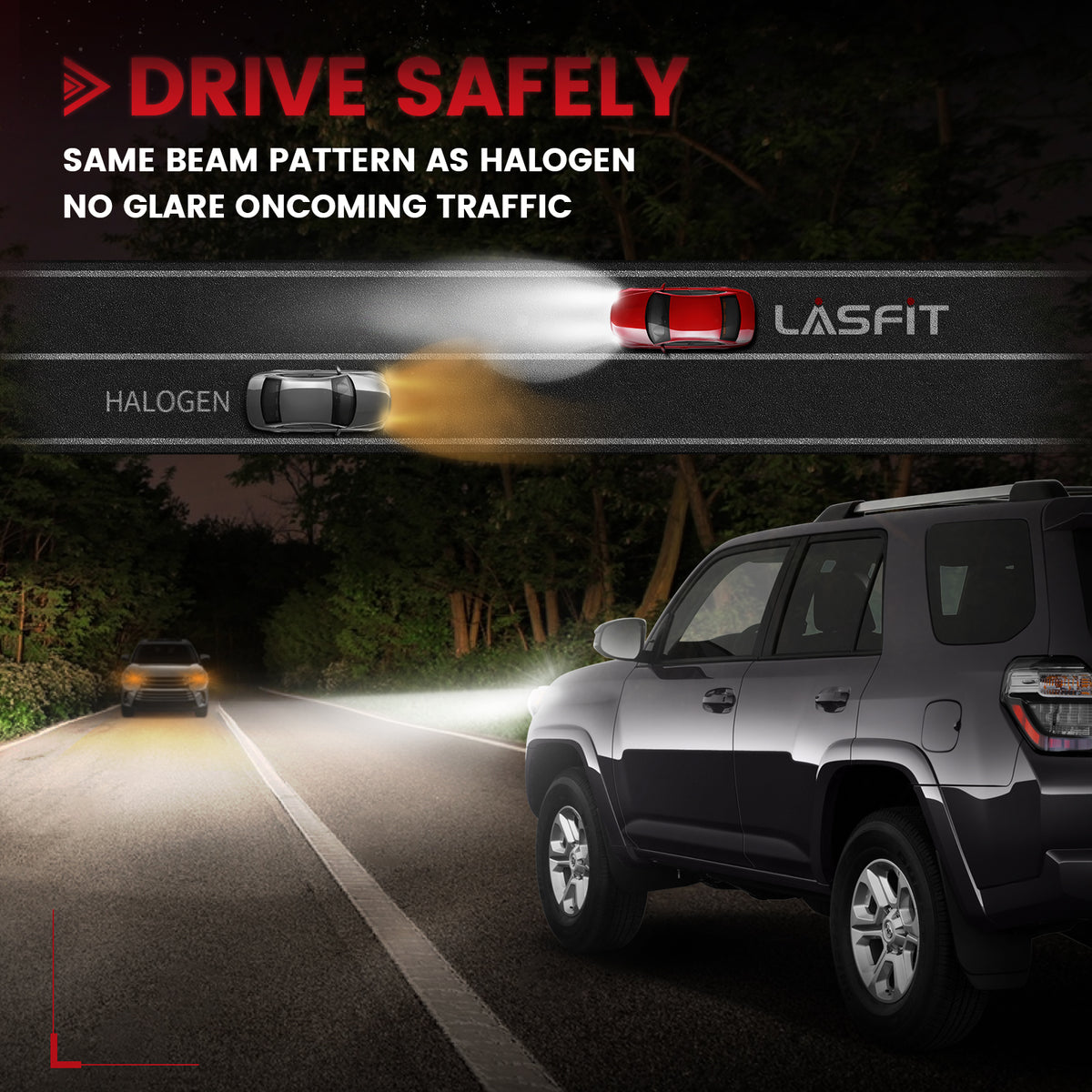 Custom H11 LED Bulbs For 4Runner｜Lasfit