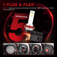 Custom H11 LED Bulbs For 4Runner｜Lasfit