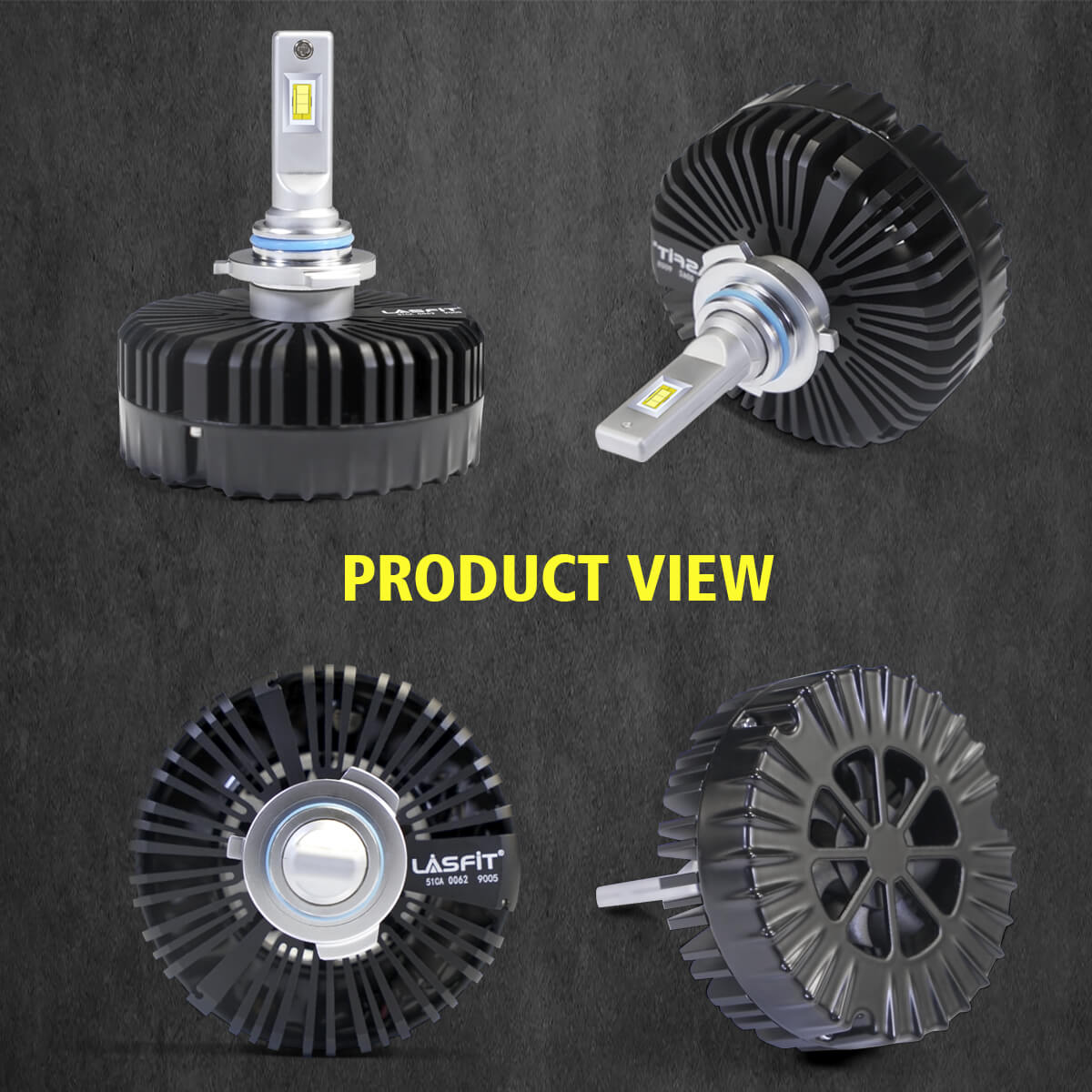 9005 LED Bulbs 500% Brighter Than Halogens｜Lasfit