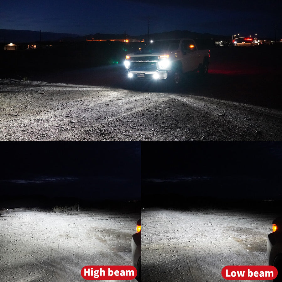 Custom H11 LED Bulbs for 2019-2025 Chevy Silverado 1500 | Lasfit Pro-DC ...