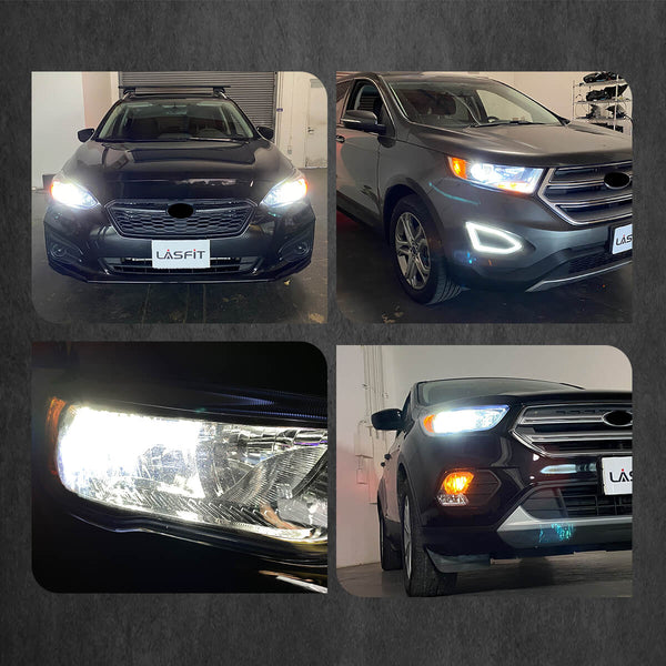 Custom H11 LED Bulbs 100W 10000LM 6000K White