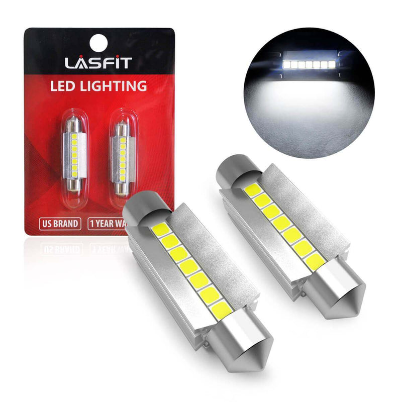 LASFIT 44MM 561 562 569 579 LED Trunk Cargo License Plate Light Bulb